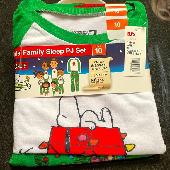 Peanuts | Pajamas | Peanuts Snoopy Family Sleep Unisex 2 Piece Pj Set ...